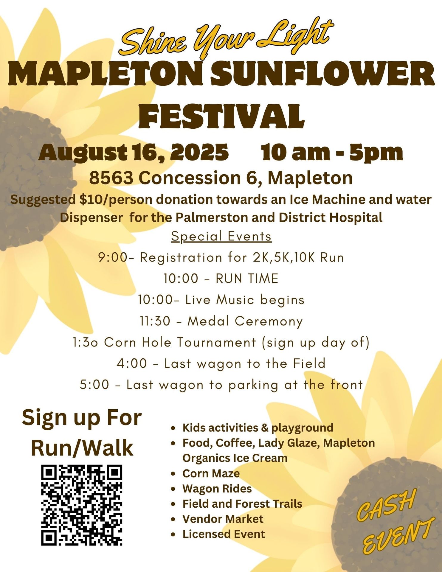 6th Annual Mapleton Sunflower Festival - Municipality of Mapleton